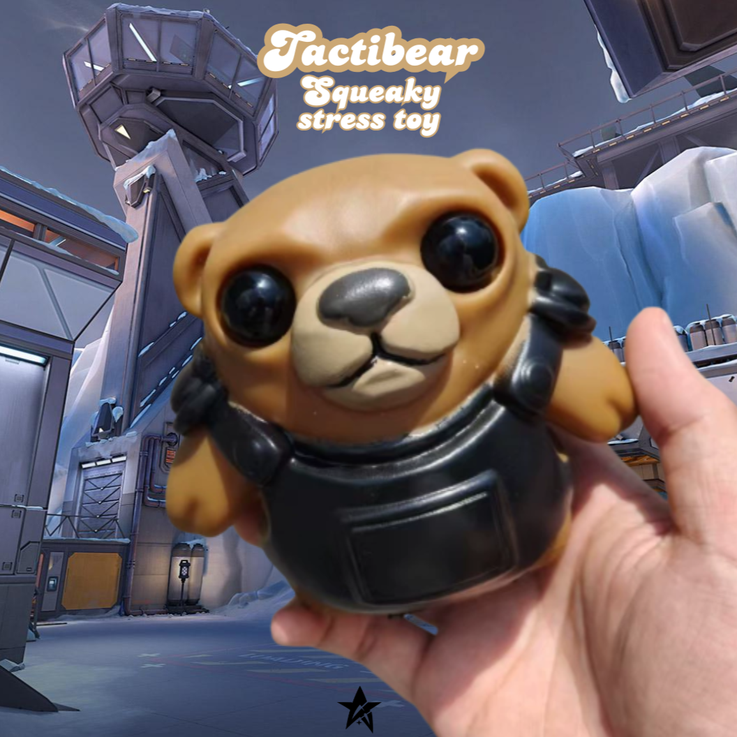 Tactibear Stress Toy – Valorant-Inspired Squeaky Toy – Valcollections