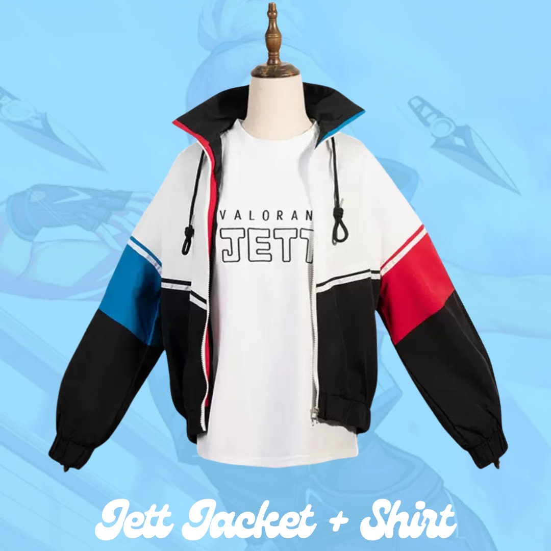 Valorant Jett Jacket and Shirt SET | Val Collections | Val Collections ...